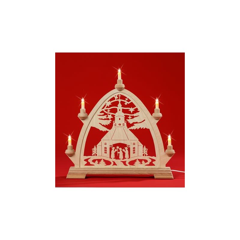 Taulin Rundbogen Seiffener Kirche - ohne Vorbel. - Erzgebirgische Volk