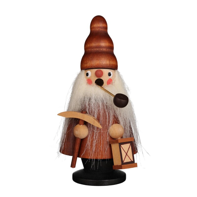 Christian Ulbricht Räuchermann Zwerg klein natur - Erzgebirgische Volk